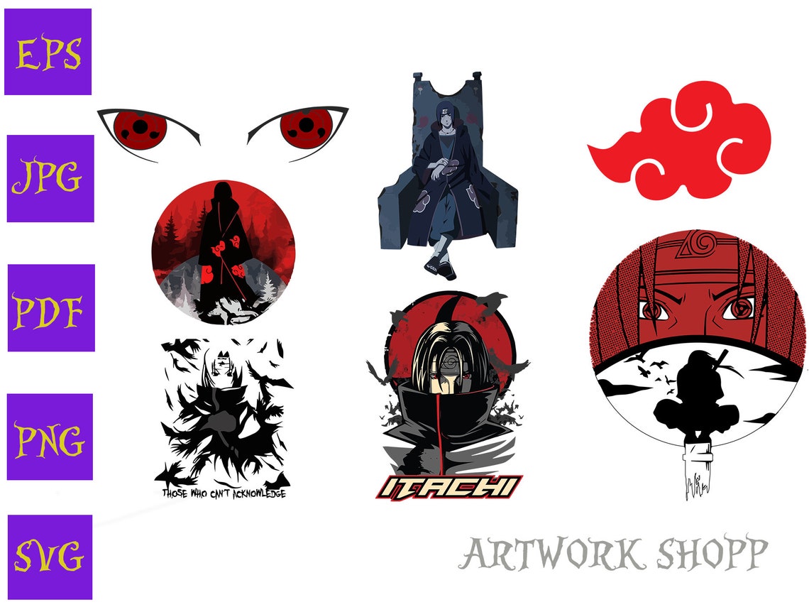 İtachi SVG İtachi Vector İtachi Cutfile İtachi Cricut | Etsy Schweiz