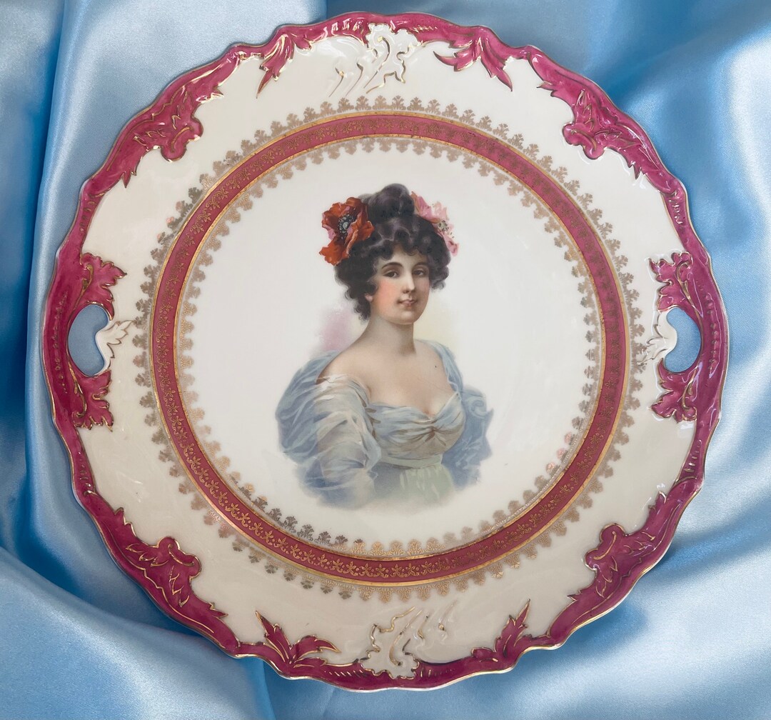 Victorian Lady Plate - Etsy