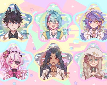 Nijisanji Vtuber Star Buttons - Etsy