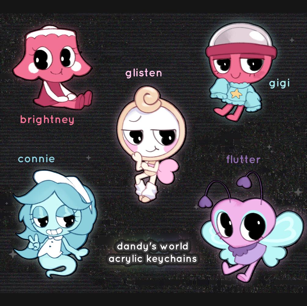 Dandy's World | Acrylic Keychains - Etsy