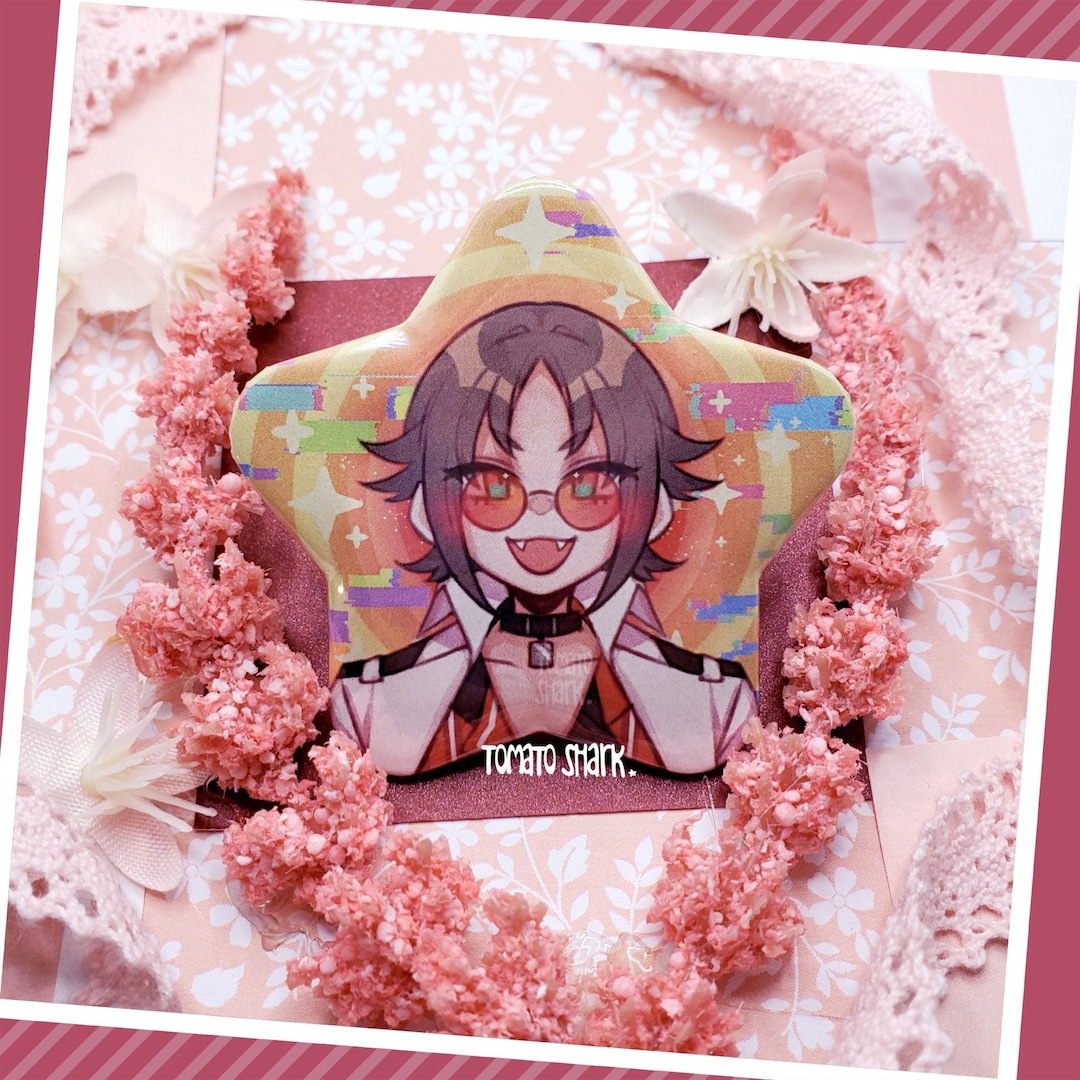 Nijisanji Vtuber | Star Buttons - Etsy