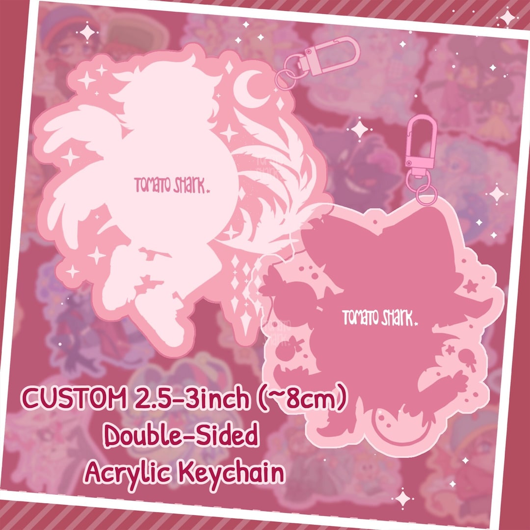 Custom 3-inch Acrylic Keychain - Etsy