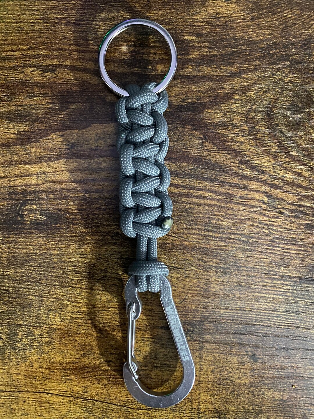 Paracord Keychain W/ Carabiner - Etsy
