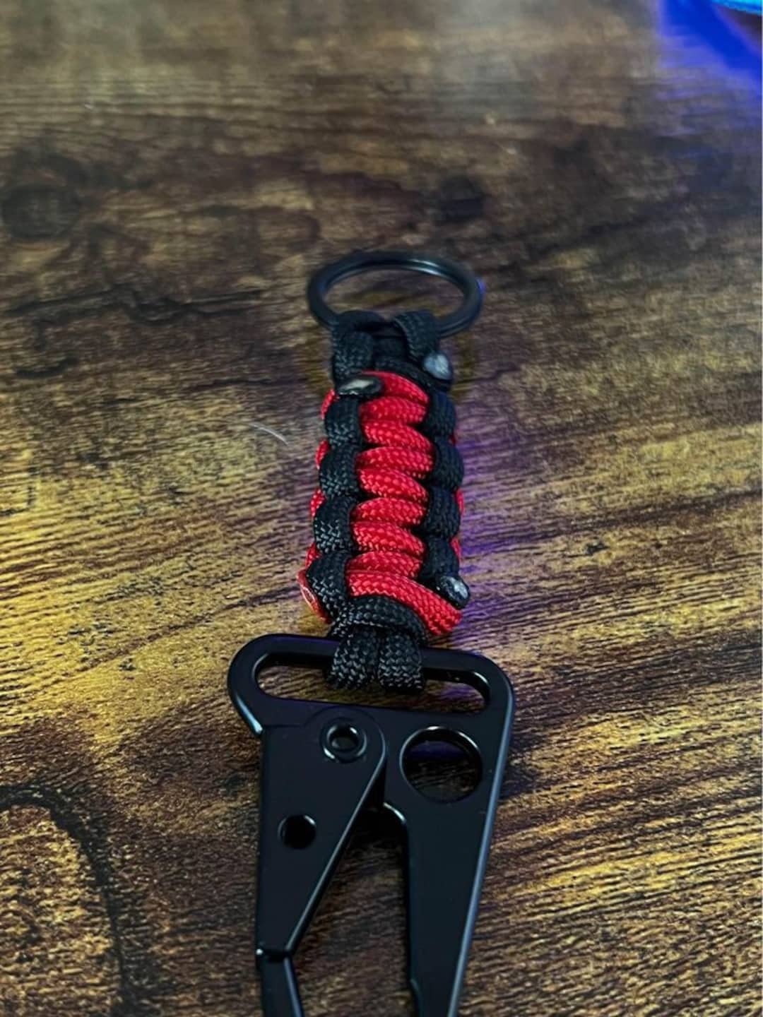 Paracord Keychain Paracord Carabiner Keychain Carabiner Keychain ...