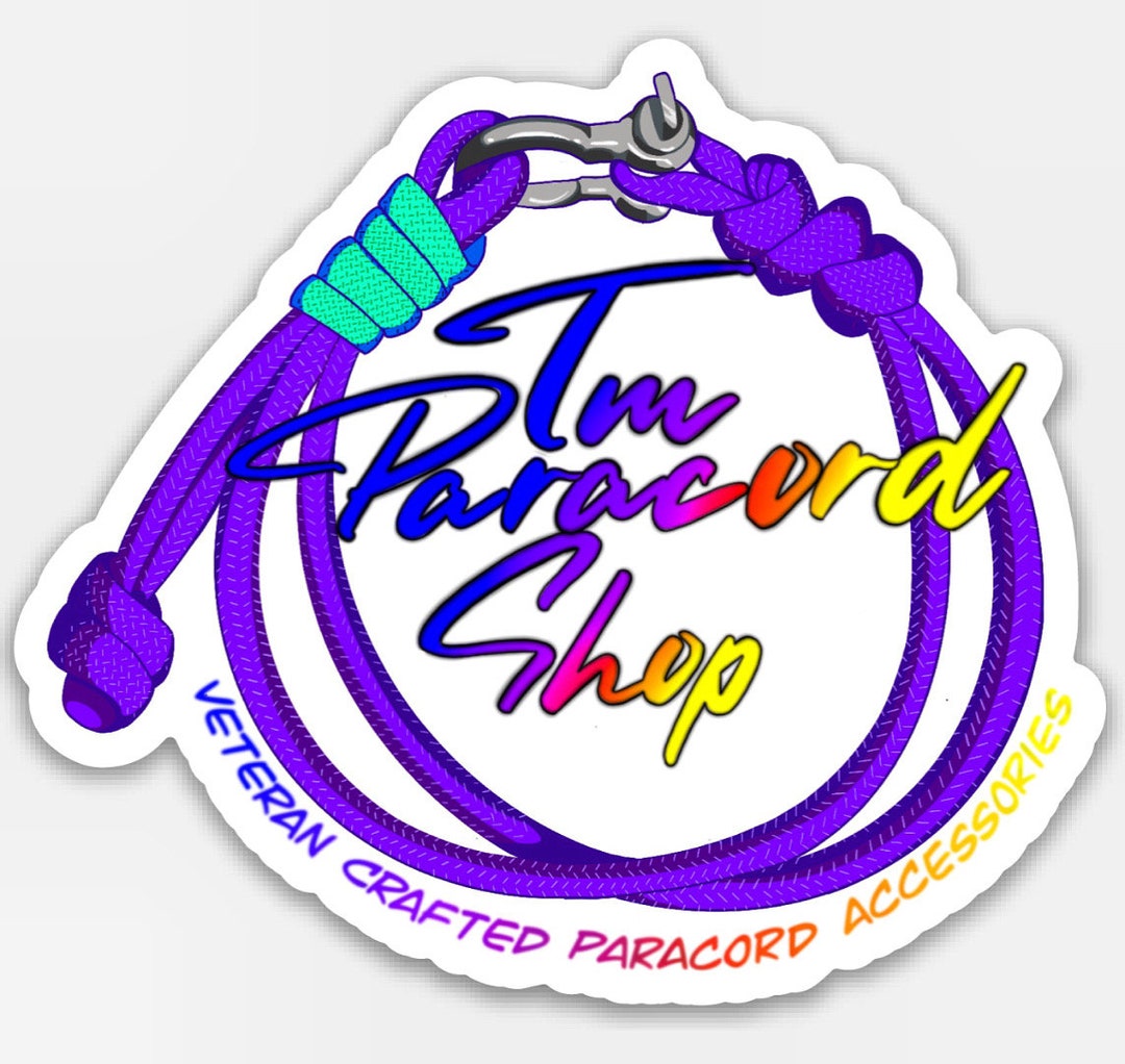 TM Paracord Shop Die-cast Stickers - Logo Stickers - Etsy