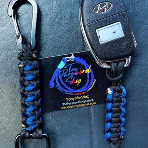 Paracord Carabiner Keychain Paracord Key Fob Attachment Bundle Choose ...