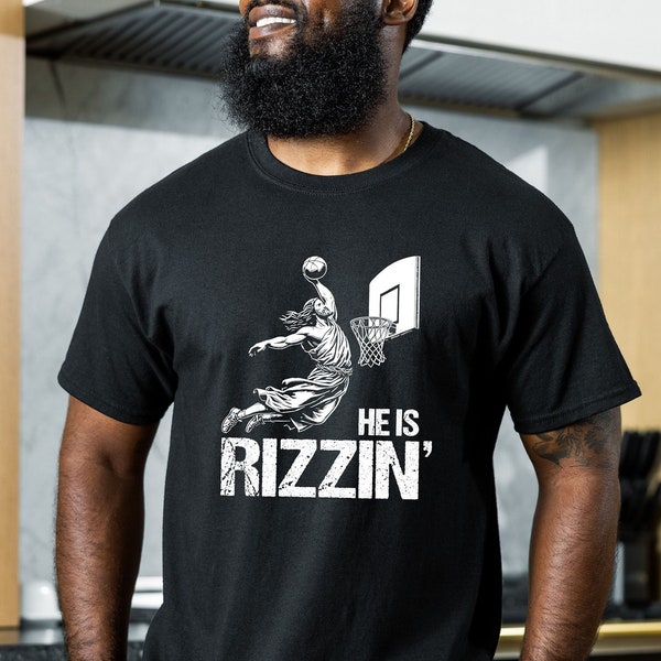 He is Rizzin T Shirt - Etsy