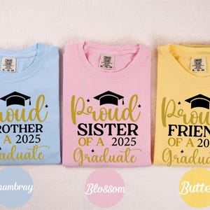 Proud Custom of A Class of 2025 Graduate Shirt, Custom Proud 2025 ...