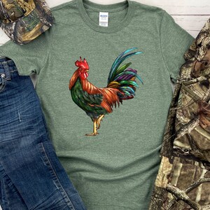 Thanksgiving Rooster Shirt, Funny Rooster Shirt, Chicken Farmer Shirt ...