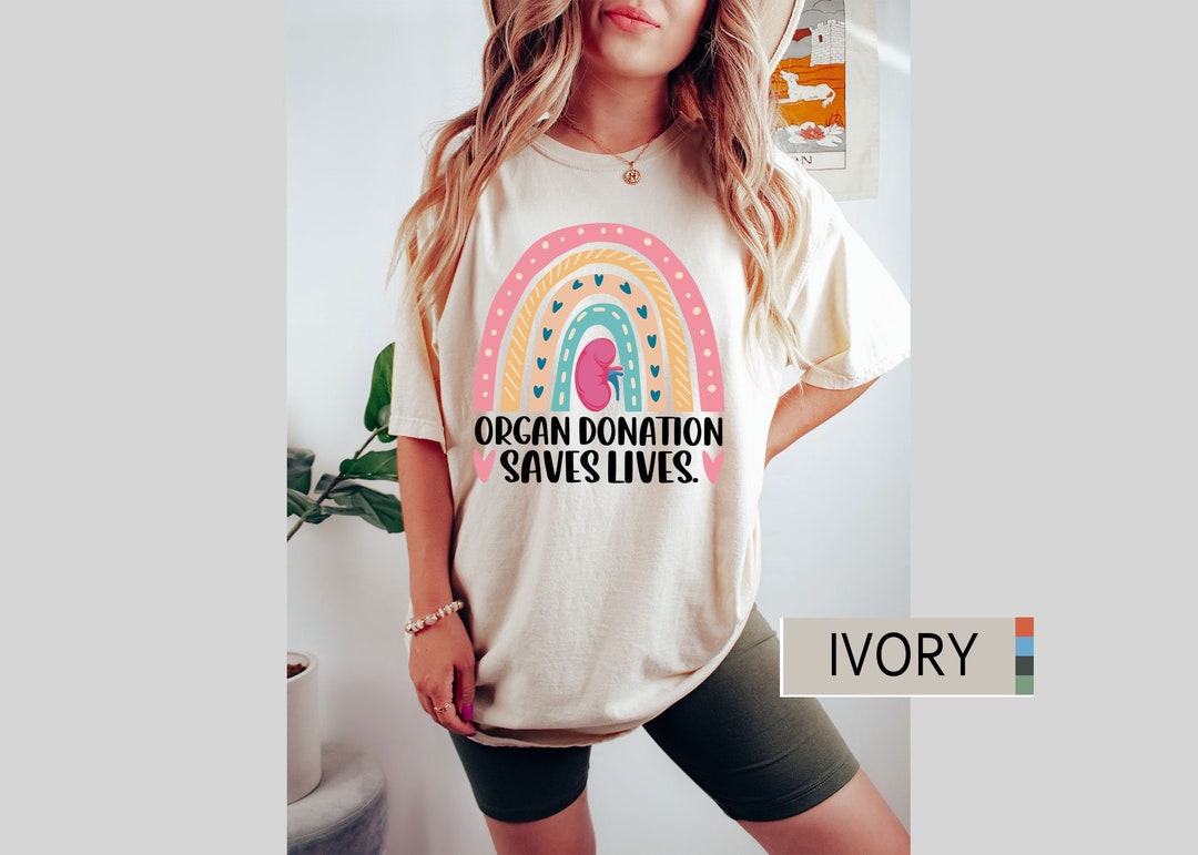 Rainbow Organ Donation Shirt - Save Lives Shirt - Organ Donation Shirt ...