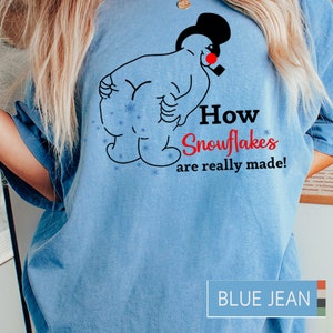 How Snowflakes Are Really Made Shirt - Funny Snowman Shirt - Christmas ...