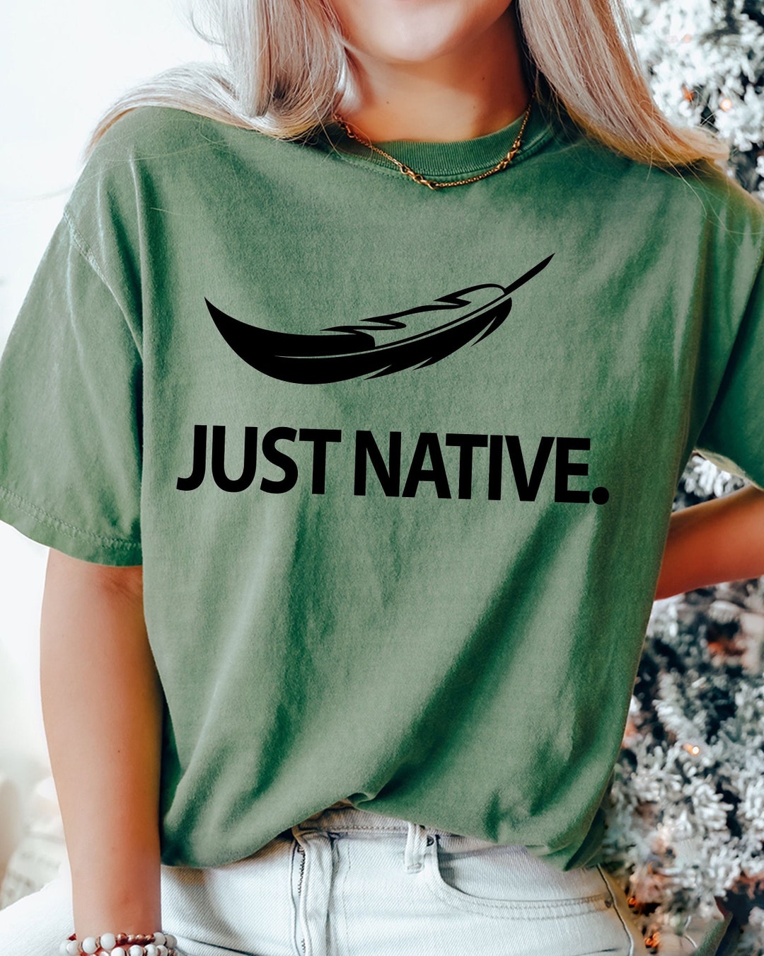Native T-shirt, Native Feather Logo Shirt, Feather Logo, Native Tee ...
