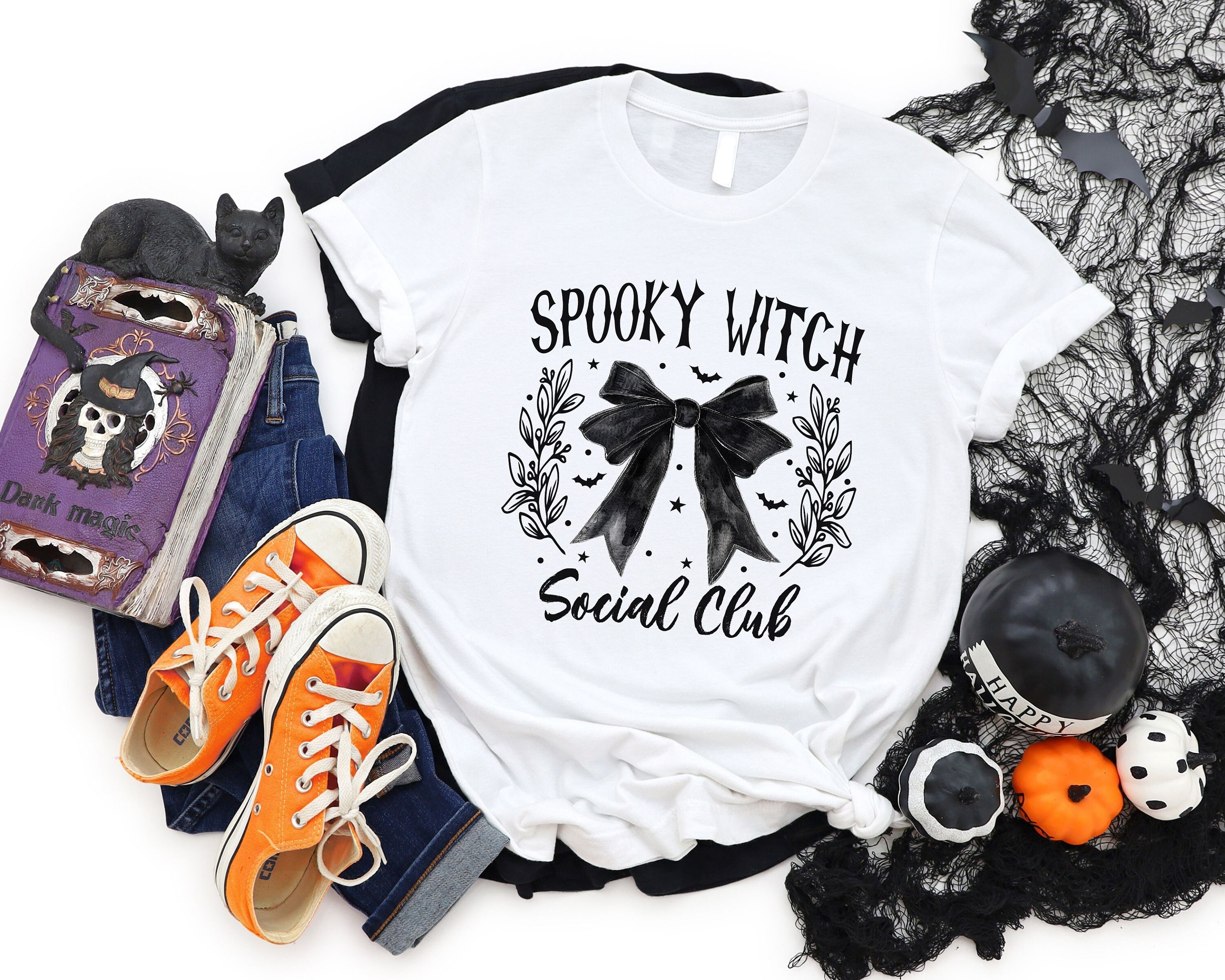 Spooky Witch Social Club Shirt, Witch Social Club, Spooky Witch Tee ...