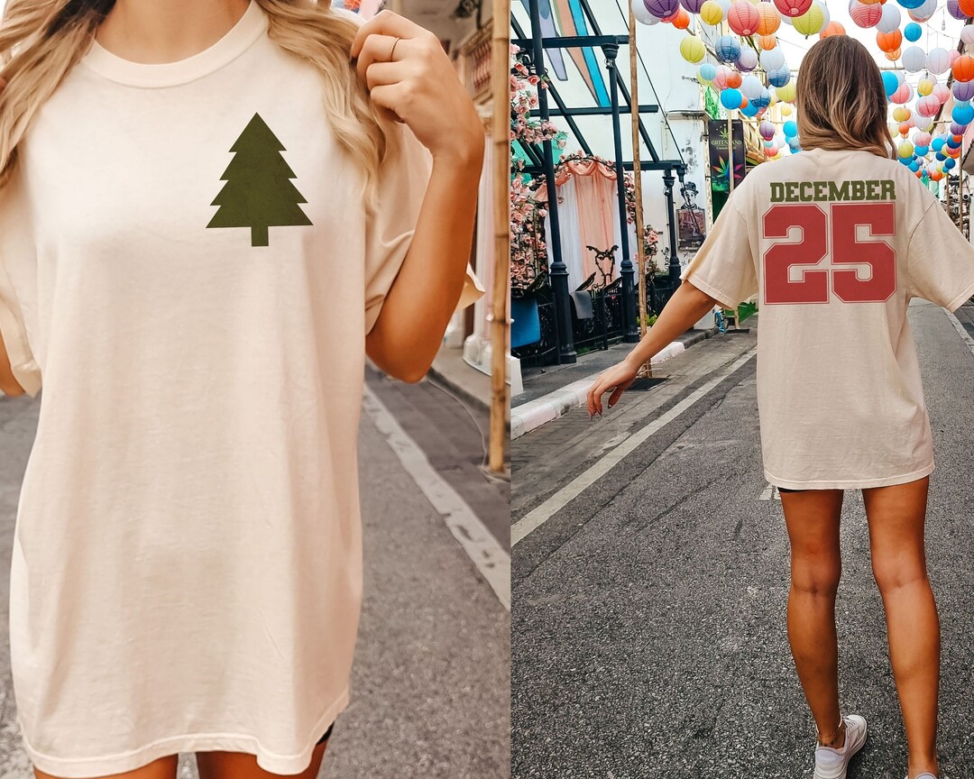 Christmas 25 December Shirt, Christmas Tree Shirts, Hello December ...
