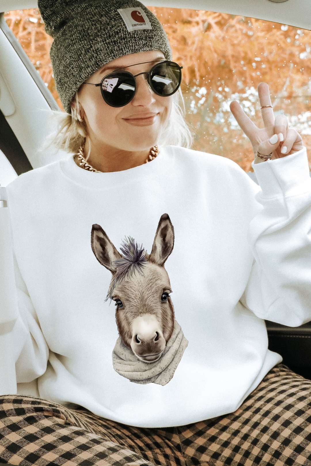 Cool Donkey Shirt - Bad Donkey Shirt - Donkey Humor Shirt - Donkey ...