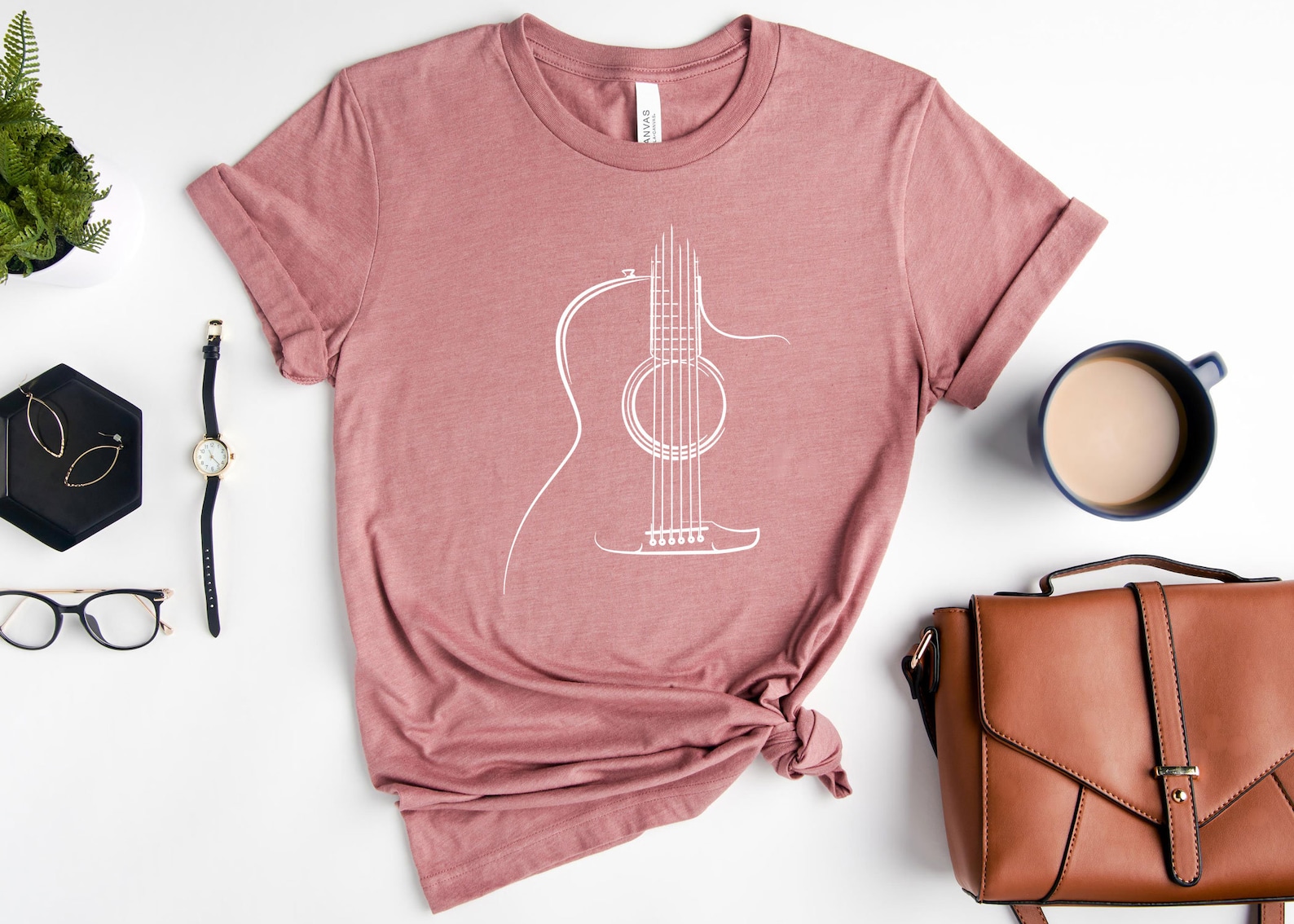 Acoustic Guitar T-shirt - Musician Tee - Guitar Player Gift Shirt ...