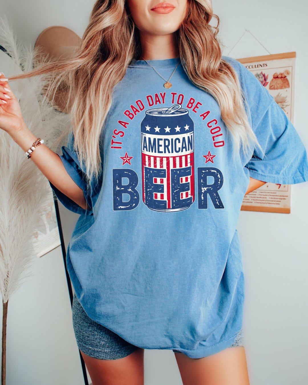 It's A Bad Day to Be A Cold Beer Shirt, Funny 4th of July Shirt ...