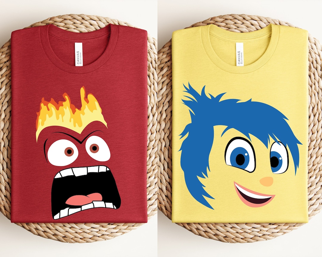Inside Out Characters Shirt, Inside Out 2 Tshirt, Inside Out Group ...