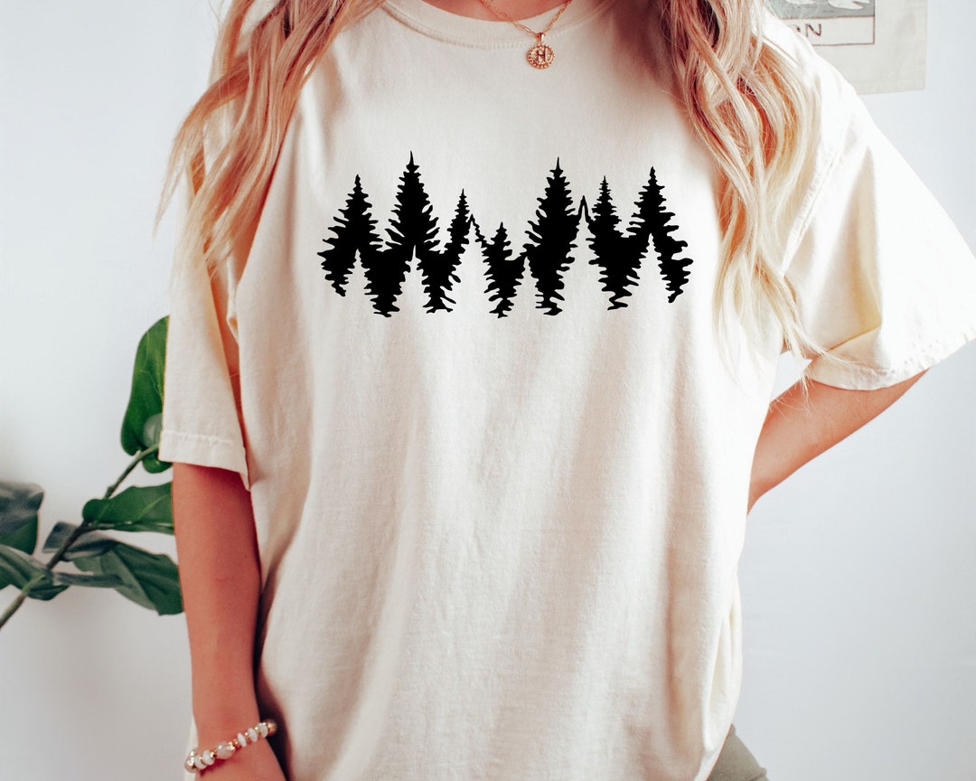 Pine Tree Shirt, Evergreen Trees, Forest Shirts, Trees Shirt, Gift for ...