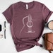 Acoustic Guitar T-shirt - Musician Tee - Guitar Player Gift Shirt ...
