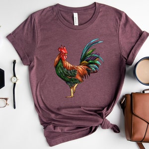 Thanksgiving Rooster Shirt, Funny Rooster Shirt, Chicken Farmer Shirt ...