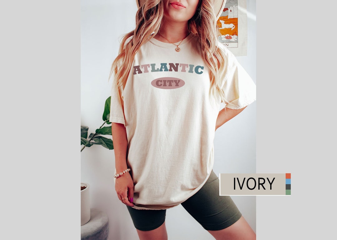 Atlantic City Shirt - New Jersey Shirt - Retro Atlantic Shirt ...