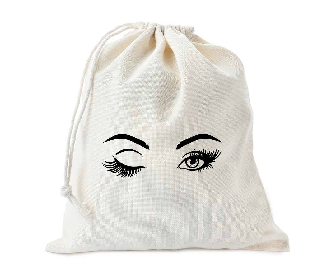 Eyelash Favor Bag Makeup Kit Bags Wedding Party Favor Bags Closed ...