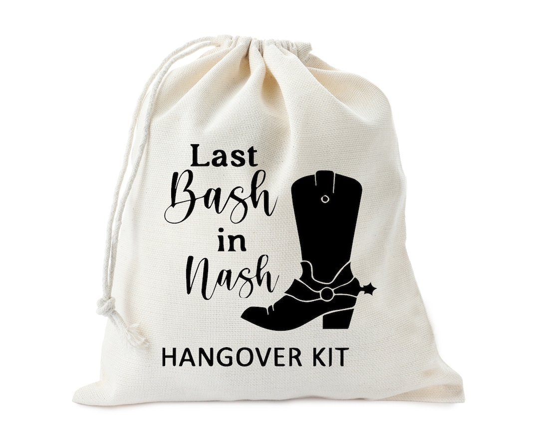 Nash Bash Survival Kit bachelorette Hangover Kit Hen Party - Etsy