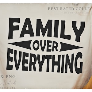 Family Over Everything SVG PNG, Peace Svg, Thanksgiving Svg, Family ...