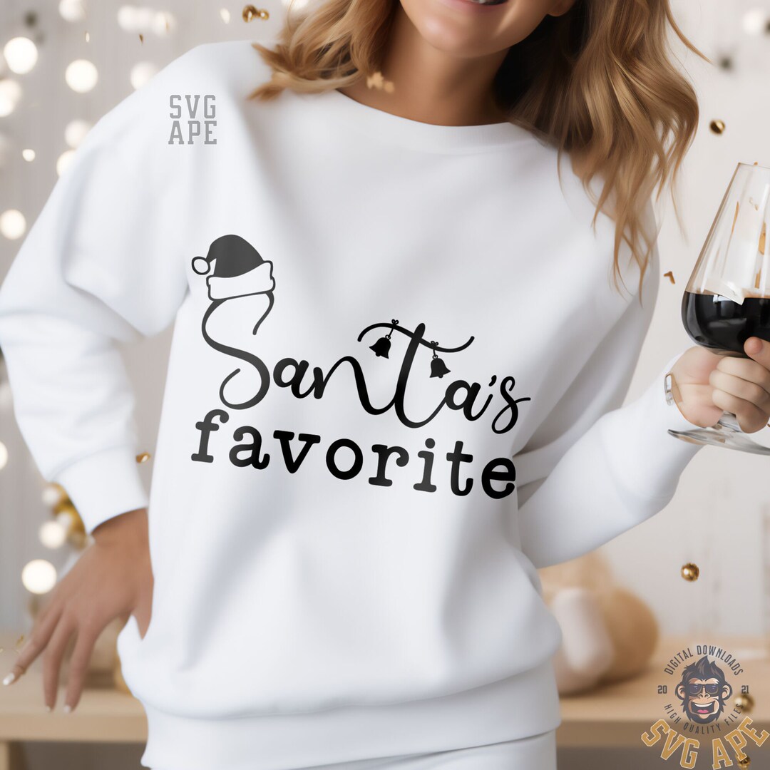 Santa's Favorite SVG PNG, Santa Svg, Santas Favorite Svg, Funny ...