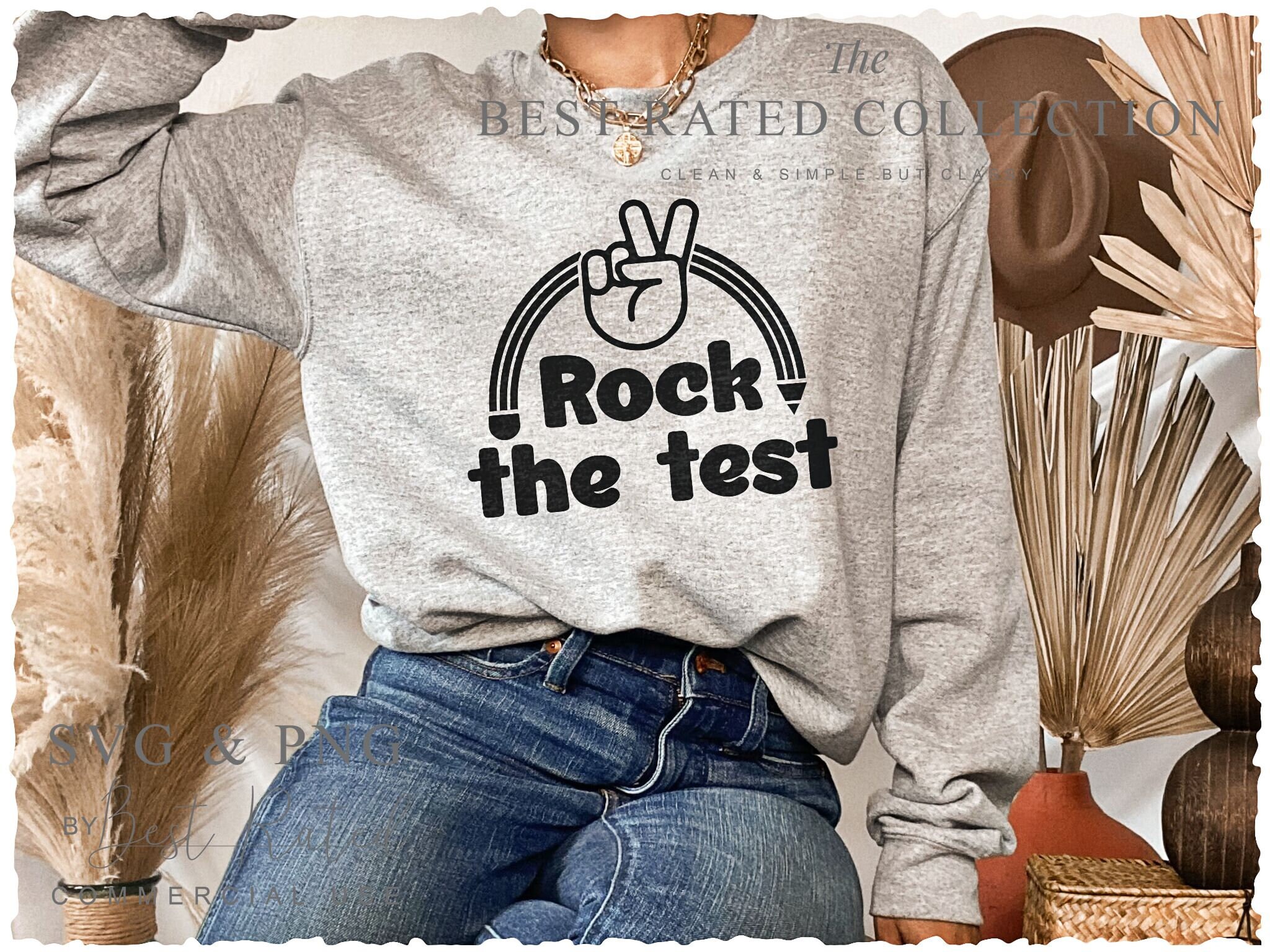 Rock the Test SVG PNG | Teacher Testing | Teacher Shirt | Teacher Life ...