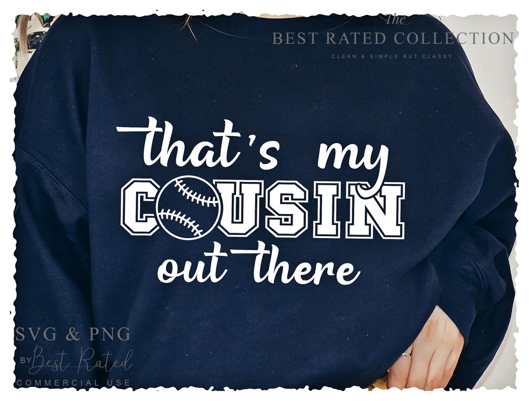 Baseball Cousin SVG PNG | Baseball Aunt | Baseball | Cricut Cut File ...
