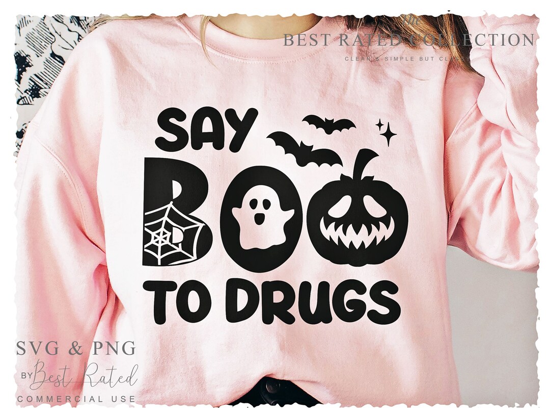 Say Boo to Drugs, Red Ribbon Week SVG PNG, Do Milfs Not Drugs, 420 Svg ...