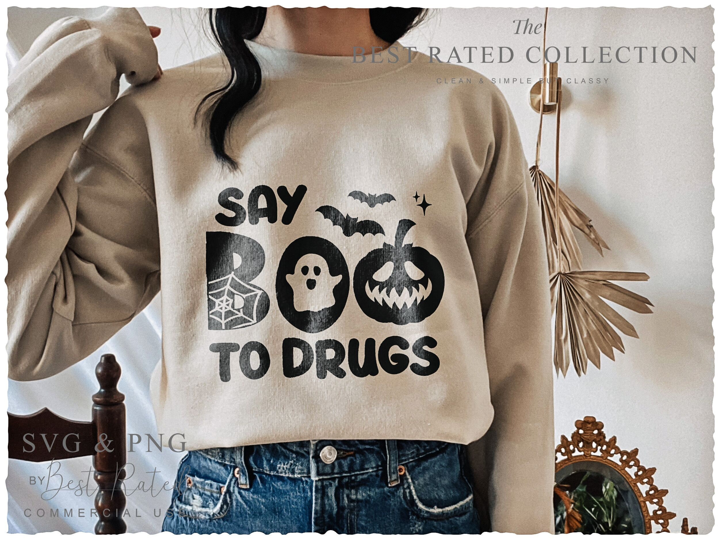 Say Boo to Drugs Red Ribbon Week SVG PNG Do Milfs Not Drugs - Etsy ...