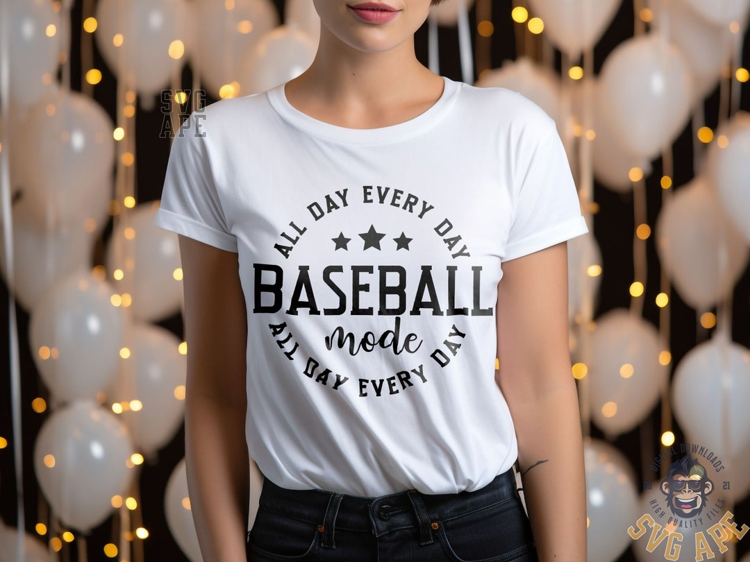 Baseball Mode SVG PNG | Beast Mode | Mom Mode | Cricut Cut File ...
