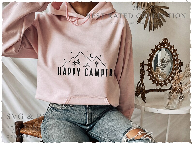 Happy Camper SVG PNG Smiley Face Svg 1st Birthday Svg Happy - Etsy