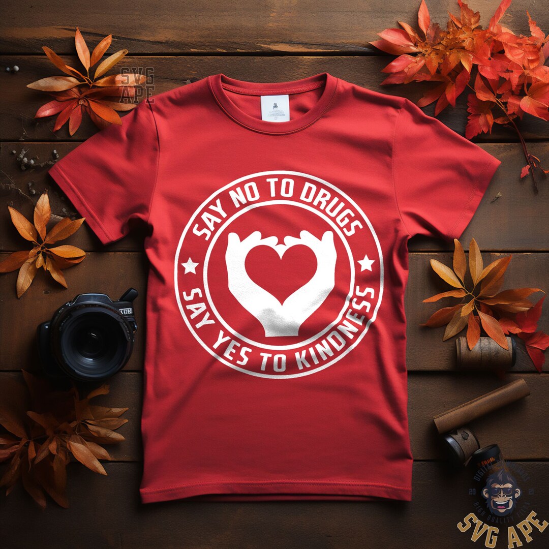 Red Ribbon Week SVG PNG: Say No to Drugs, Yes to Kindness (digital ...