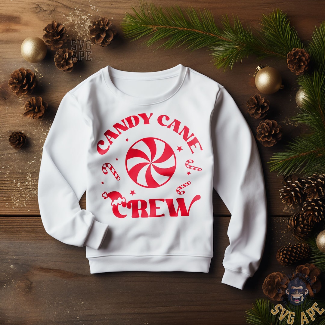 Candy Cane Crew SVG PNG, Candy Cane Svg, Candy Cane Crew Svg, Christmas Crew Svg, Christmas ...