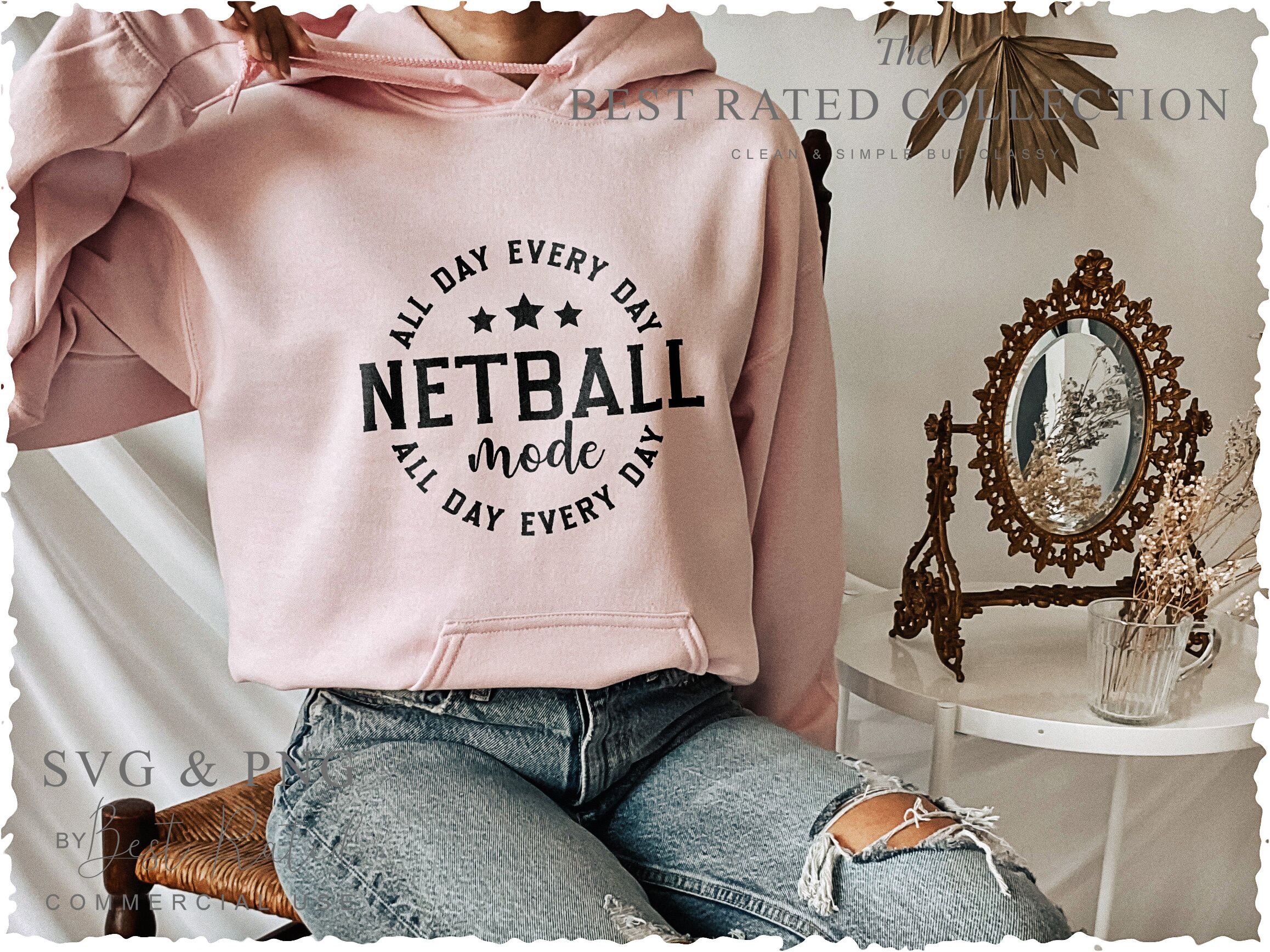 Netball Mode SVG PNG Netball Sister Netball Mom Svg Netball - Etsy