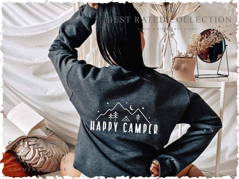 Happy Camper SVG PNG Smiley Face Svg 1st Birthday Svg Happy - Etsy