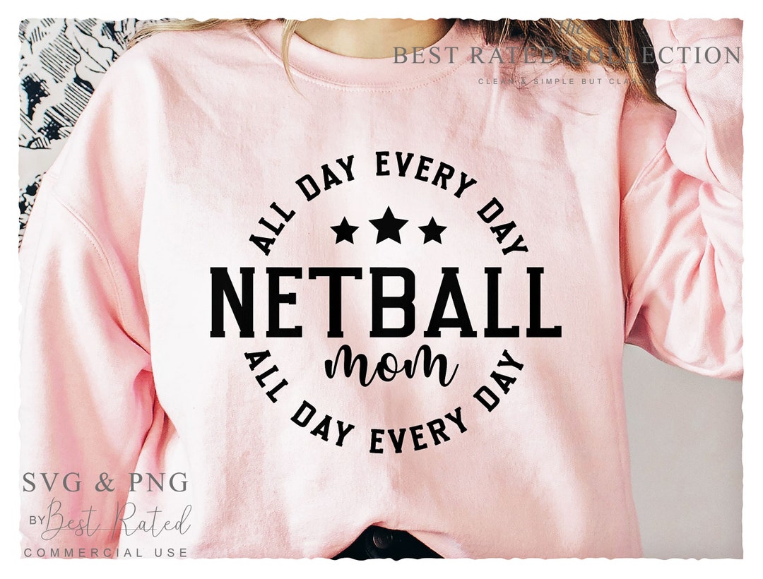 Netball Vibes SVG PNG Netball Game Day Svg Mama Svg - Etsy