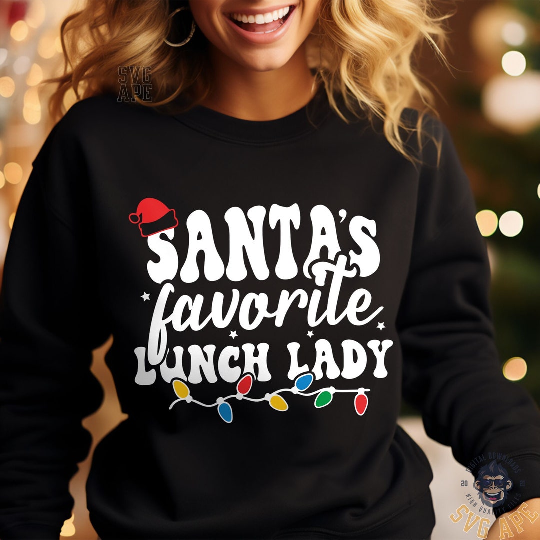 Santas Favorite Lunch Lady Lunch Lady Png Lunch Lady Santas