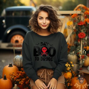 Red Ribbon Week SVG: Say Boo to Drugs, Anti-drug PNG (digital Download ...