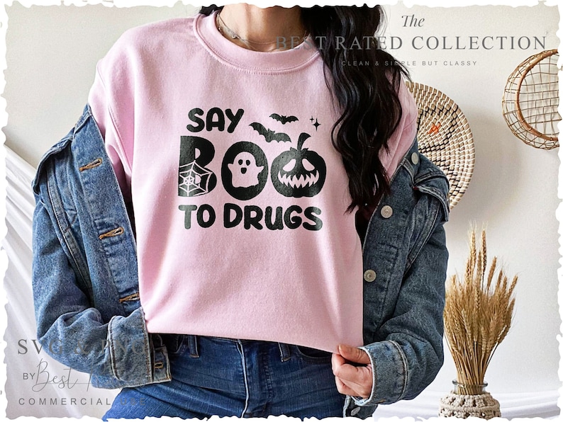 Say Boo to Drugs Red Ribbon Week SVG PNG 420 Svg Cancer - Etsy