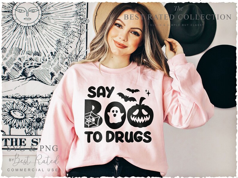 Say Boo to Drugs SVG PNG | Red Ribbon Week | Nurse Life | Funny Kids ...