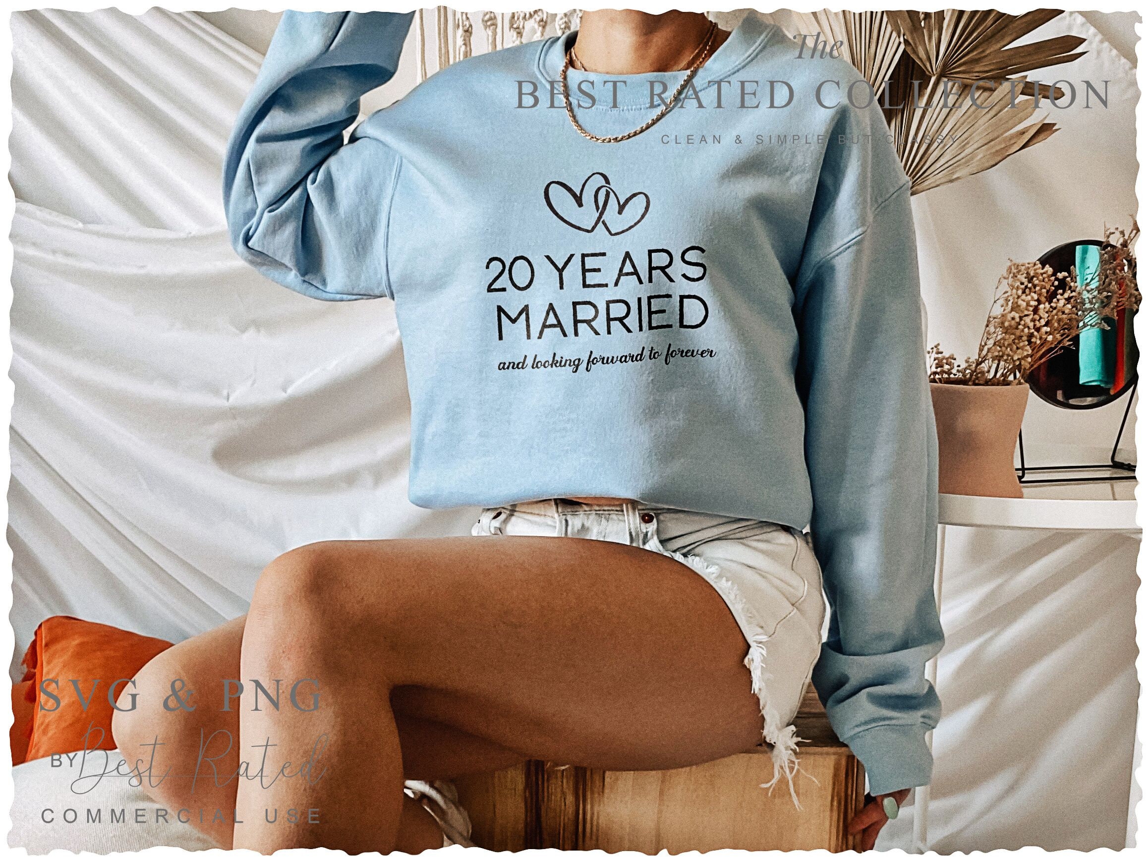 20 Years Married We Still Do SVG PNG Just Married Wifey - Etsy UK
