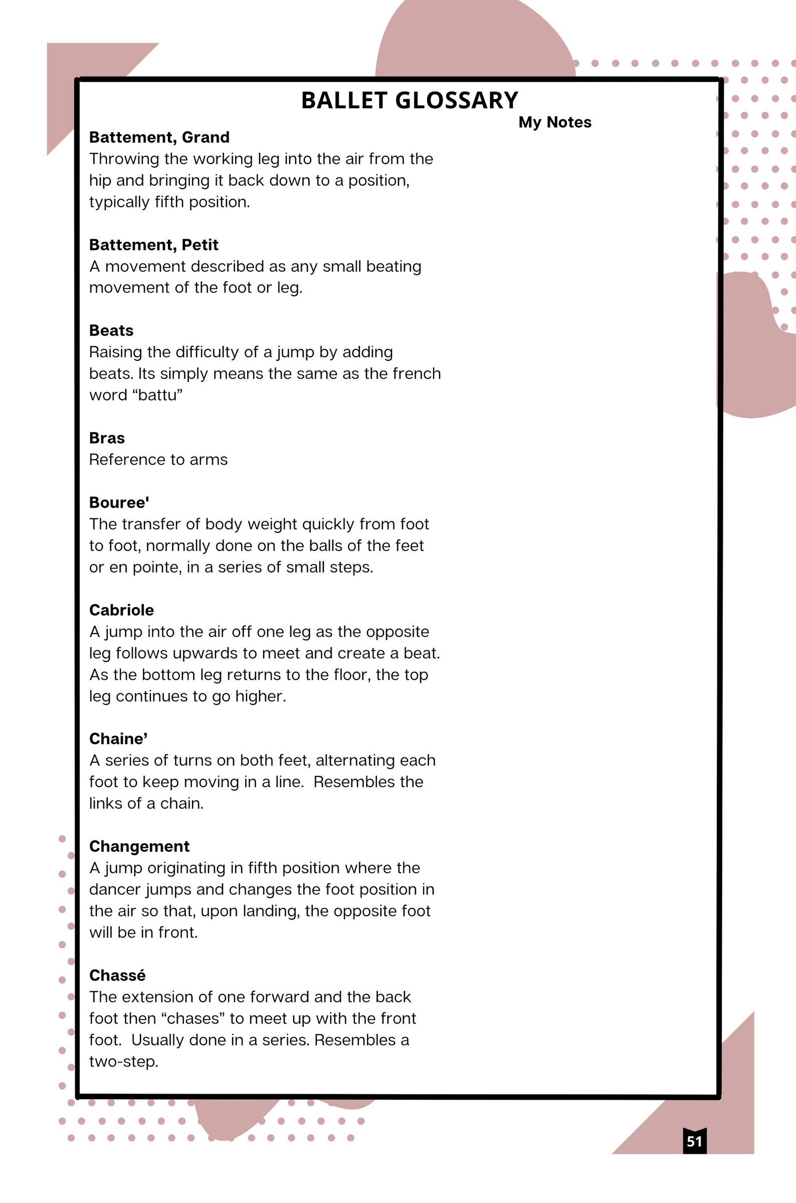 Dance Journal- Digital Reflection Tool for Young Dancers - Etsy