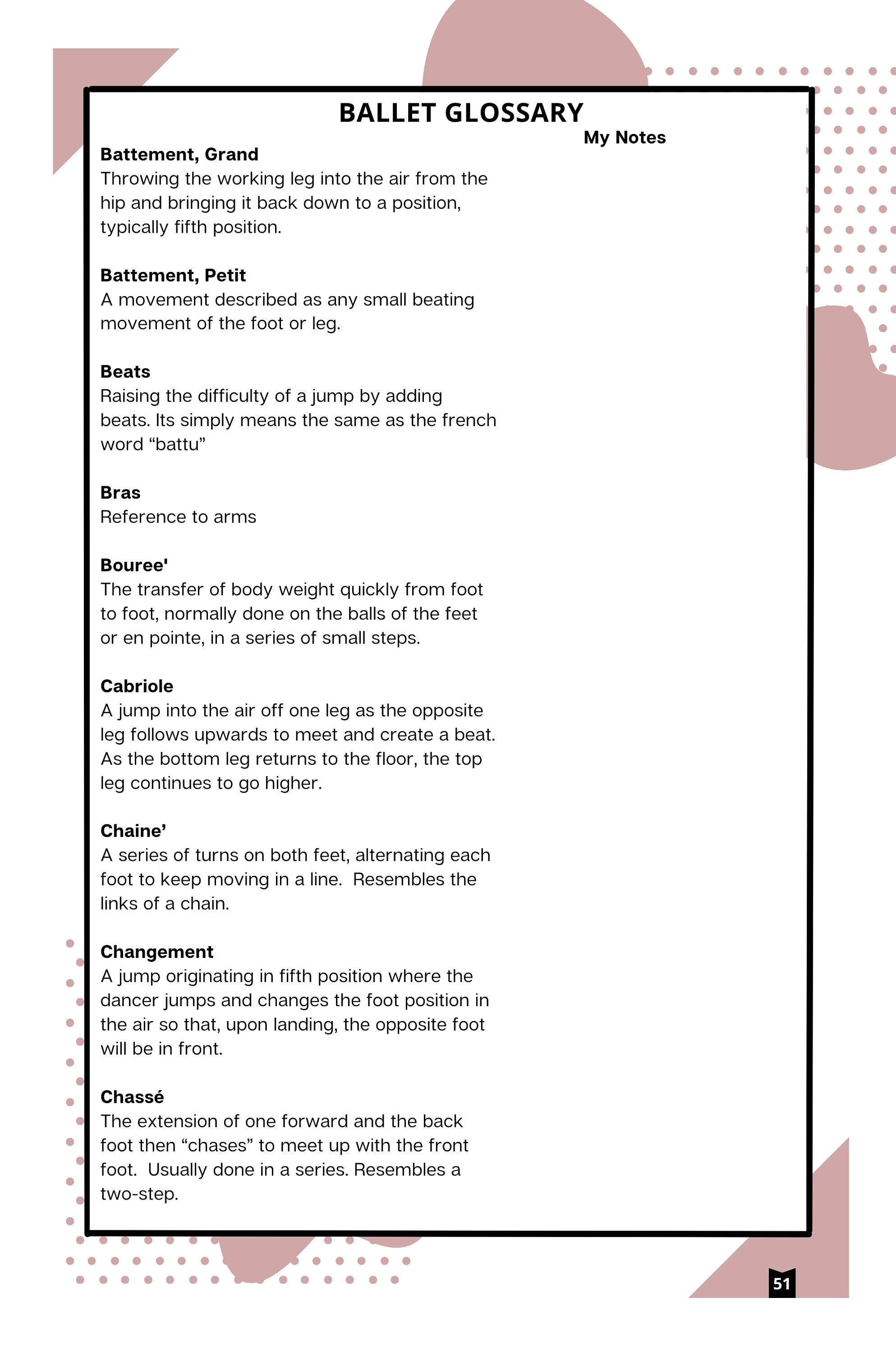 Dance Journal- Digital Reflection Tool for Young Dancers - Etsy