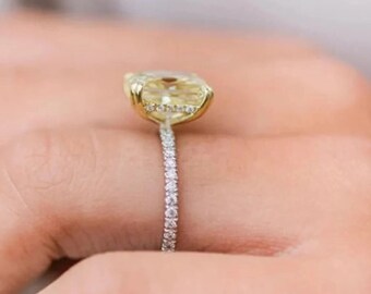 Lab Created Canary Diamond - Etsy