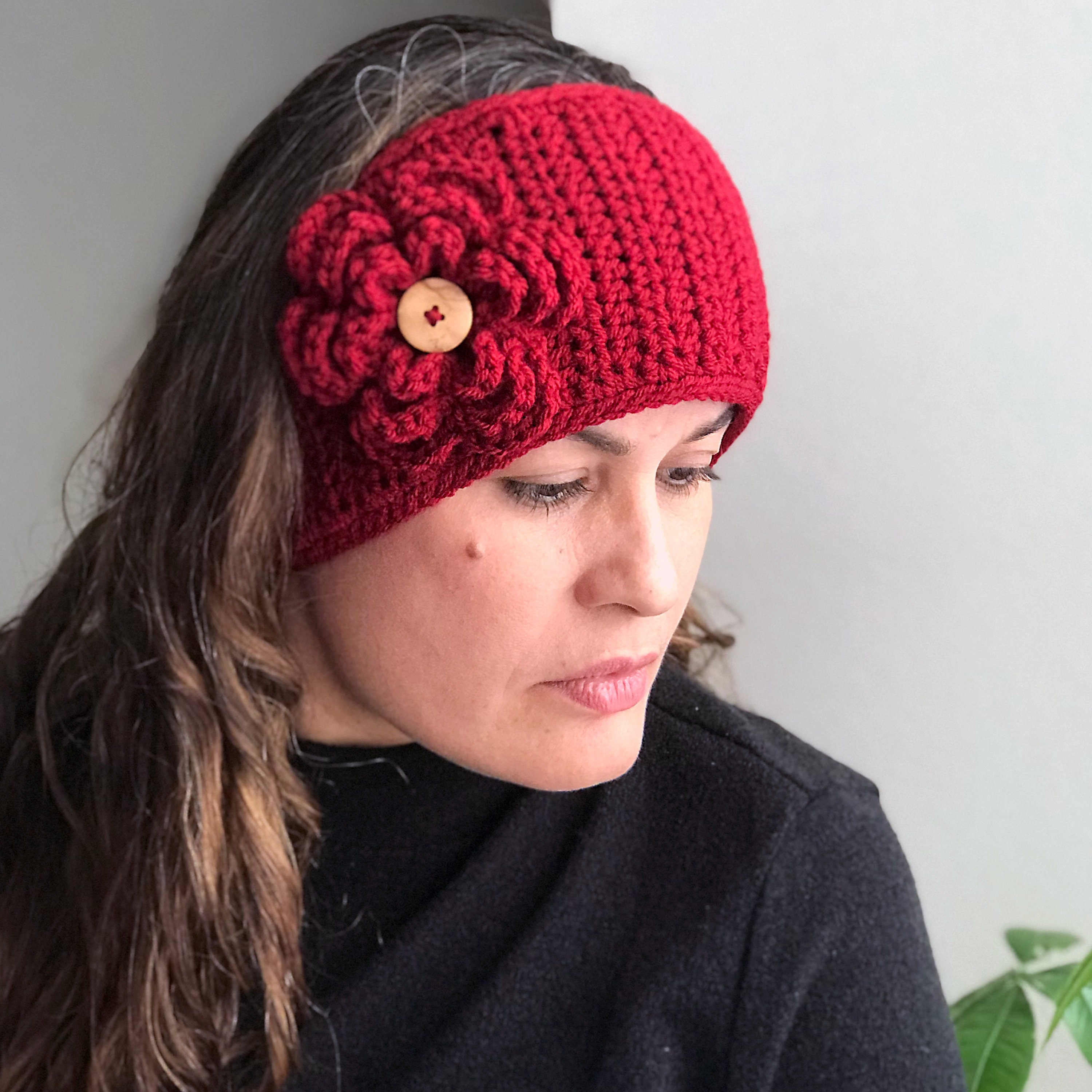 Ear Warmer Headband Crochet Ear Warmer Crochet Headband Neck Warmer